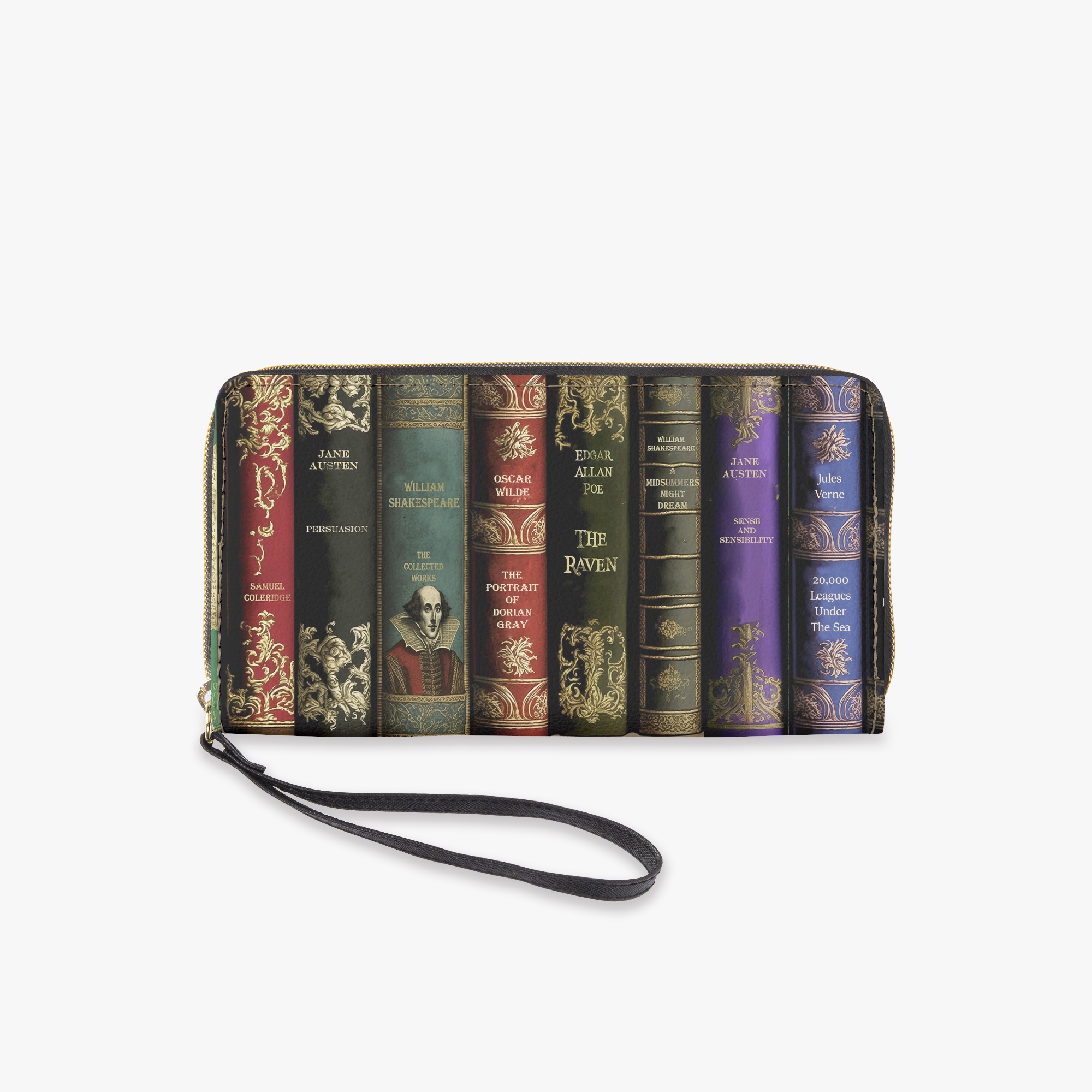 Vintage Books Zipper Wallet (JPZWBOOKS) – Victorian and Steampunk