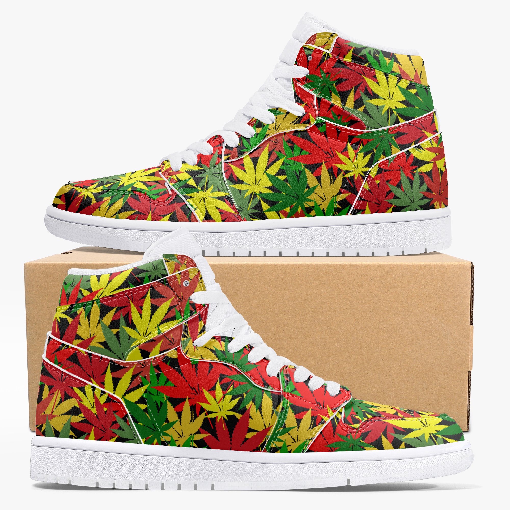 Rasta Shoes Original Reggae Jamaican Hemp Designs Colors