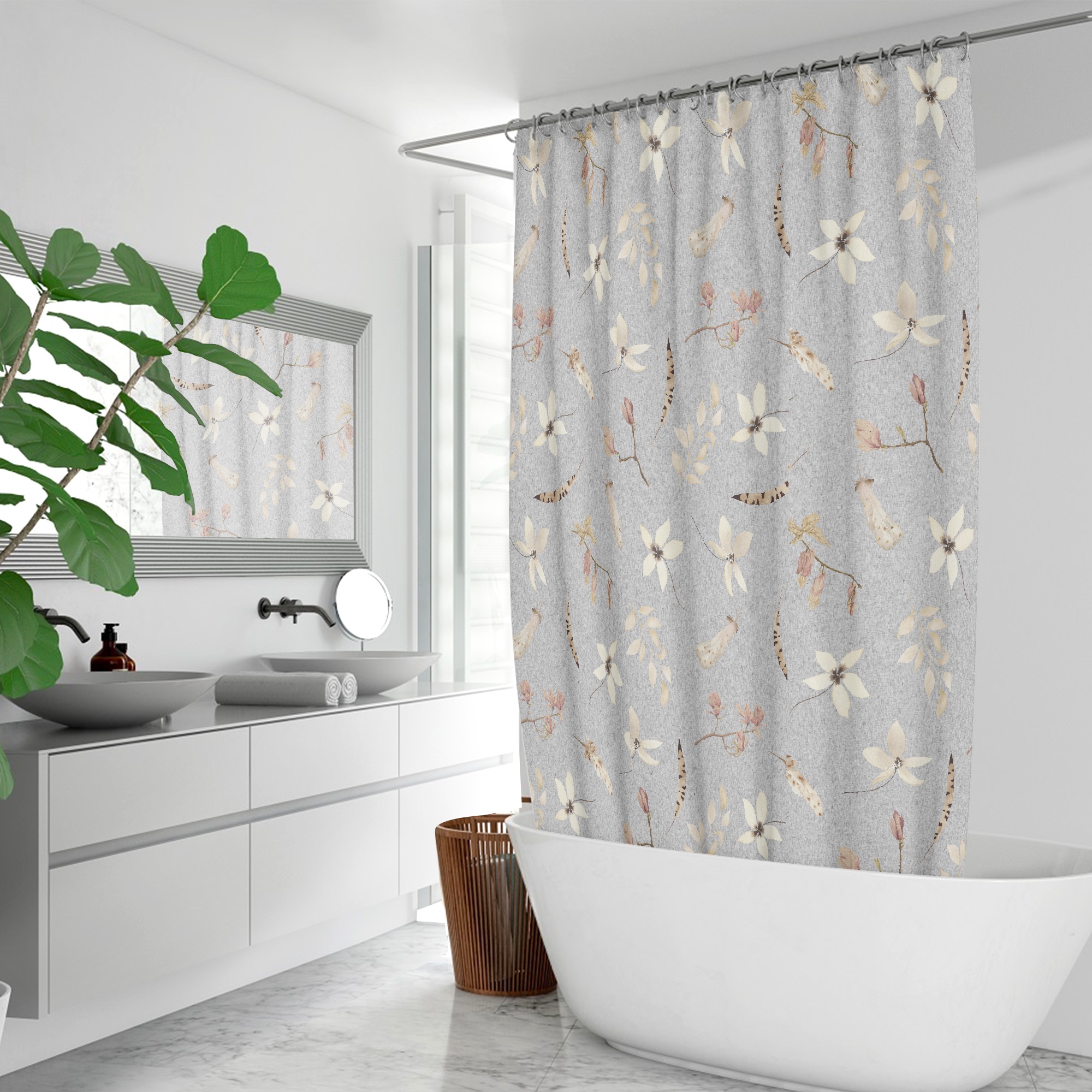 Shower Curtains: Designer Fabric with Unique Designs